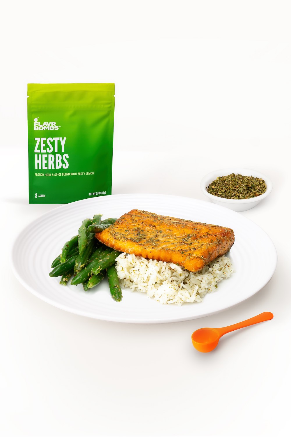 FLAVRBOMBS™ | Zesty Herbs Chicken Breast with Apple Couscous and ...